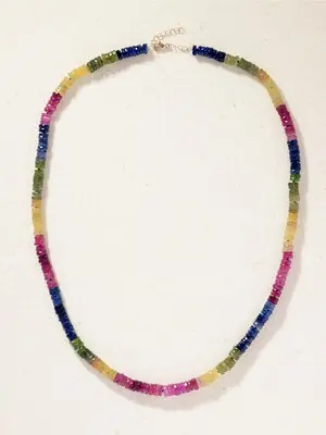 Jia Jia 14 Karat Gold Sapphire Necklace - Multi