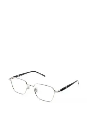 Montblanc Square Frame Eyeglasses - Silver