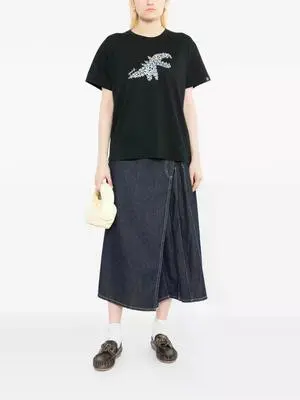 AGNES B. Floral Motif T-shirt