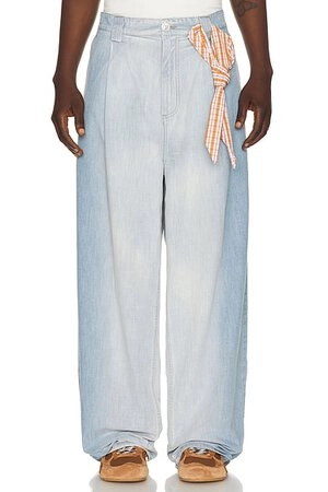 Marni Baggy Denim Trousers - Cloud