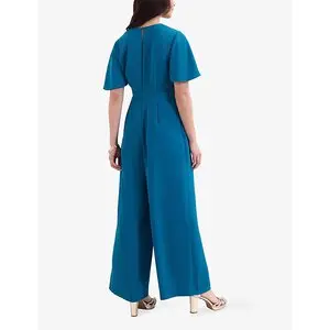 PHASE EIGHT Julissa Wide-leg Woven Jumpsuit