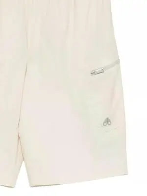Moose Knuckles Logo Plaque Zip-pocket Shorts