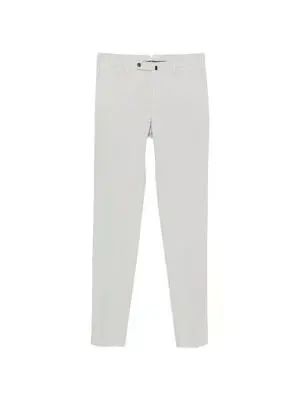 Incotex Slim-fit Pressed-crease Trousers - Grey