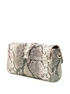 Maje Snake-effect Buckle Detail Cross Body Bag