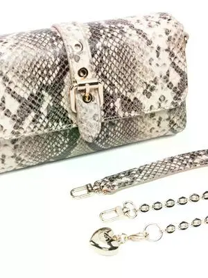 Maje Snake-effect Buckle Detail Cross Body Bag