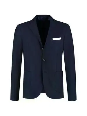 Kiton Single-breasted Blazer - Blue