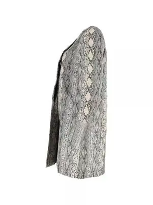 Max Mara Panetto Snake-print Coat