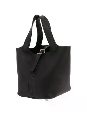 Hermès Leather Tote Bag - Black