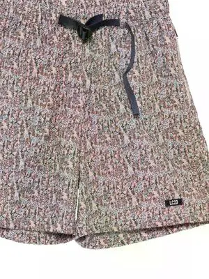 LC23 Floral-print Belt-strap Shorts