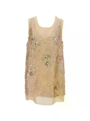 HUI MILANO Embellished V-neck Blouse