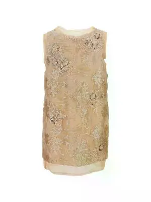 HUI MILANO Embellished V-neck Blouse