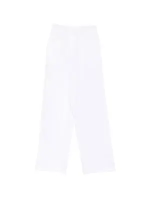 RIVIERA Linen Elasticated Waistband Trousers - White