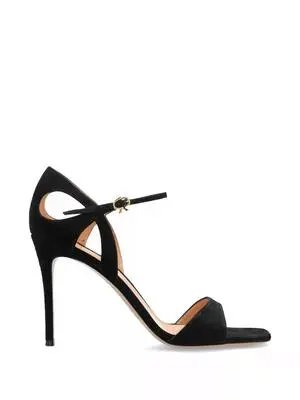 GIANVITO ROSSI Camnero Suede Ankle-strap Pumps