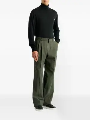 Balmain Cotton Twill Trousers