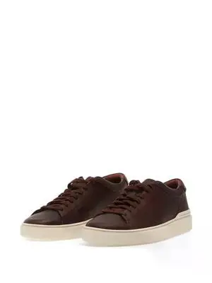 Clarks Craft Swift Leather Sneakers - Brown