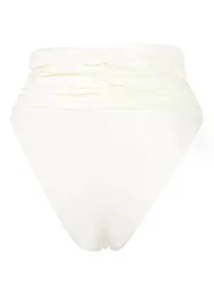 Magda Butrym High-waisted Ruched Bikini Bottoms