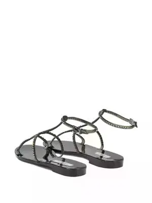 Menghi Crystal-embellished Cage-strap Sandals