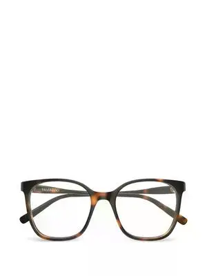 Valentino Garavani Vlogo Tortoiseshell Eyeglasses - Brown