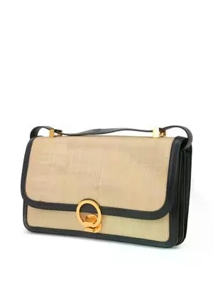 Hermès Horsehair And Leather Shoulder Bag
