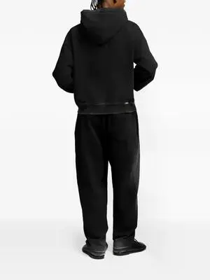 PAURA Faded-effect Full-zip Hoodie