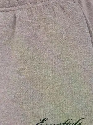 Fear Of God Logo Print Jersey Shorts - Grey