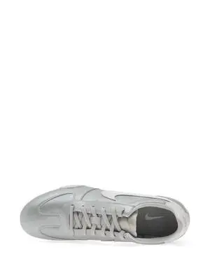 Nike Tone Metallic Finish Lace-up Sneakers - Silver