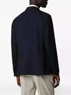 Tagliatore Logo-plaque Single-breasted Jacket