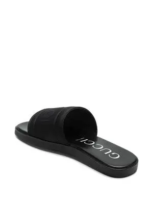 Gucci Logo-embroidered Slides