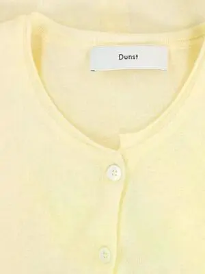 DUNST Essential Buttoned Cardigan - Yellow
