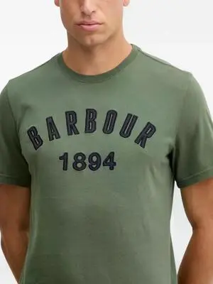 Barbour Logo-embroidered T-shirt