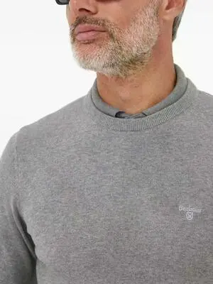 Barbour Pima Logo-embroidered Sweater