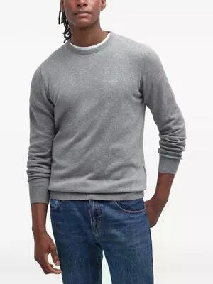 Barbour Pima Logo-embroidered Sweater