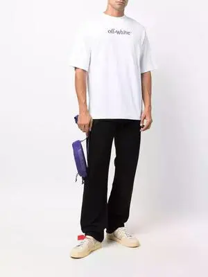Off-White Diagonals Print Straight-leg Jeans