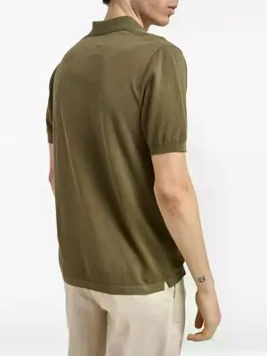 MC2 SAINT BARTH Short-sleeve Cotton Polo Shirt - Green