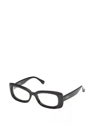 Max Mara Max Mara Eyewear Rectangle Frame Eyeglasses Black