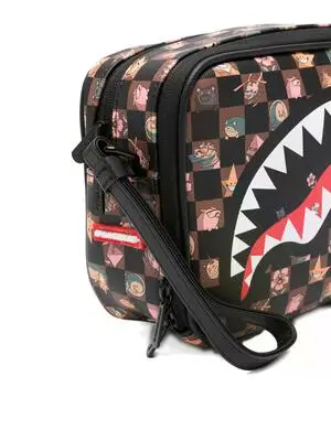 SPRAYGROUND Shark-print Wash Bag