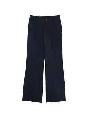 3.1 Phillip Lim Pinstripe Trousers - Blue