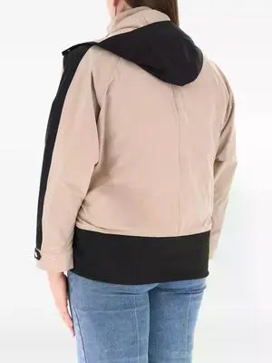 ELENA MIRÒ Colour-block Hooded Jacket