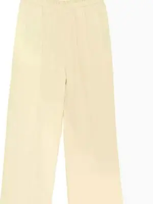 FORTE_FORTE Elasticated Waist Linen Trousers - Neutrals