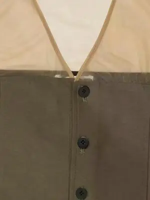 NICCOLO PASQUALETTI Asymmetric Panelled Top