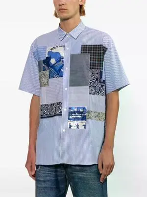 Junya Watanabe Patchwork Shirt - Blue