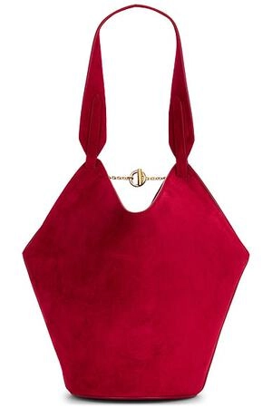 Khaite Lotus Small Tote Bag - Ruby