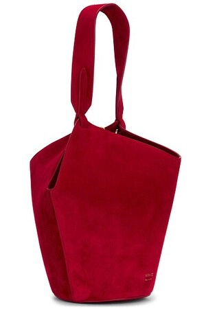 Khaite Lotus Small Tote Bag - Ruby