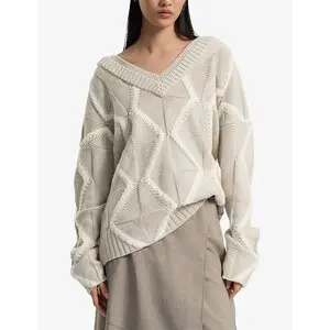 BOSS Aran Knitted Virgin Wool Jumper