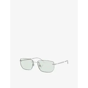 Ray-ban Irregular-frame Metal Sunglasses - Silver