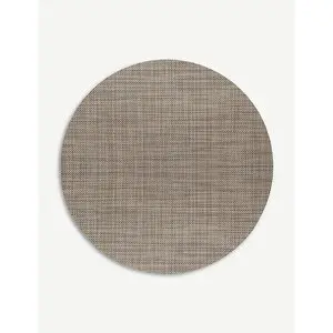 CHILEWICH Basketweave Round Placemat 38 Cm - One-color