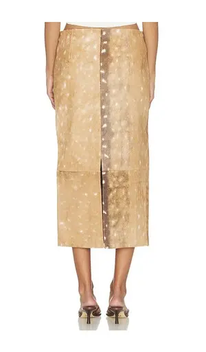 ST. AGNI Pencil Skirt - Brown
