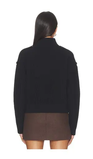 With Jéan Pressley Ribbed Knit Sweater