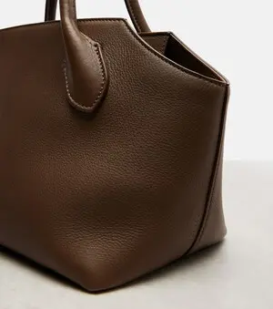 THE ROW Terrase Leather Top-handle Bag - Brown