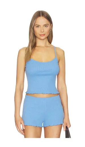 WELLBEING + BEINGWELL Kenny Tank - Blue